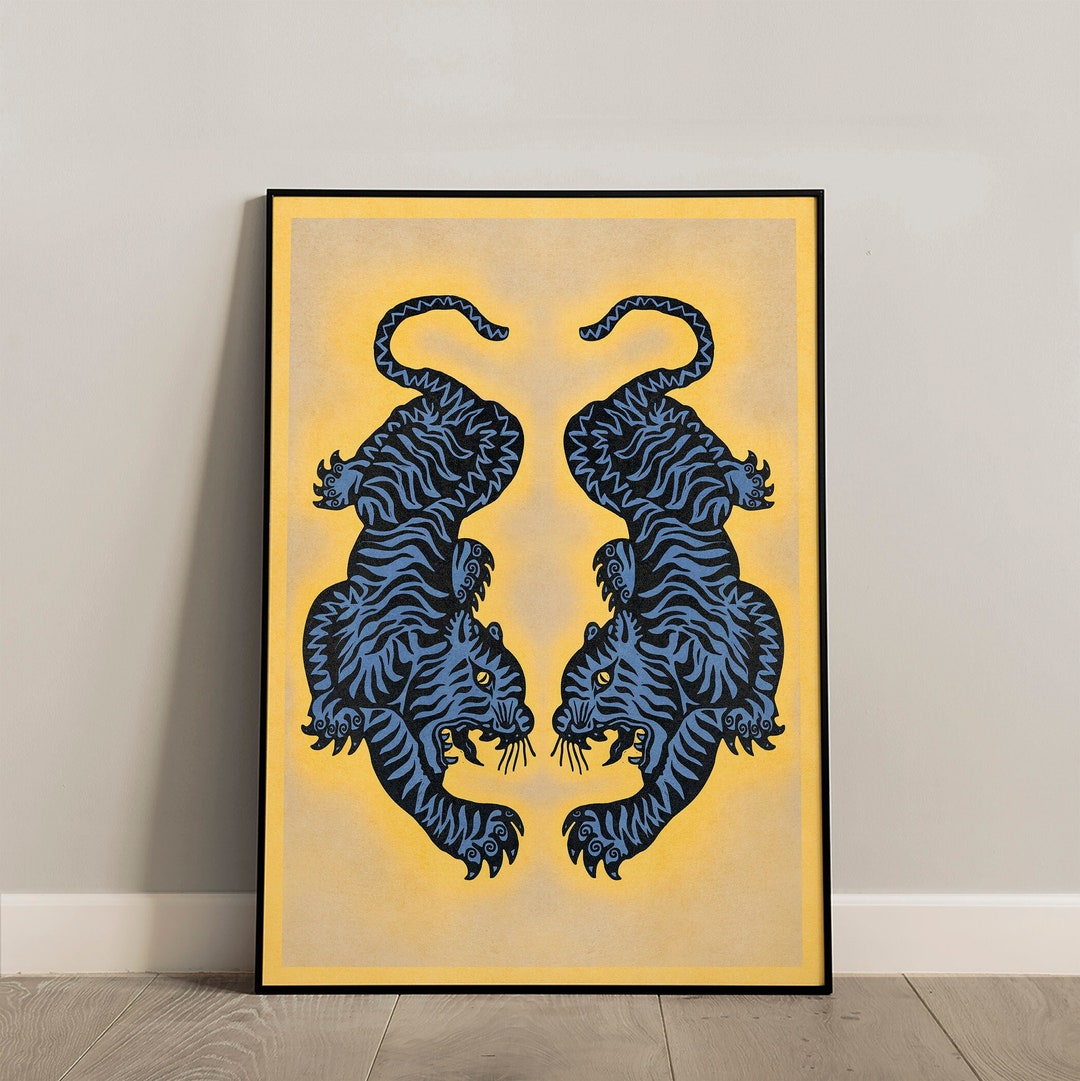 Thai Talisman Tiger Print: Traditional Tattoo Art (digital Download) - Etsy
