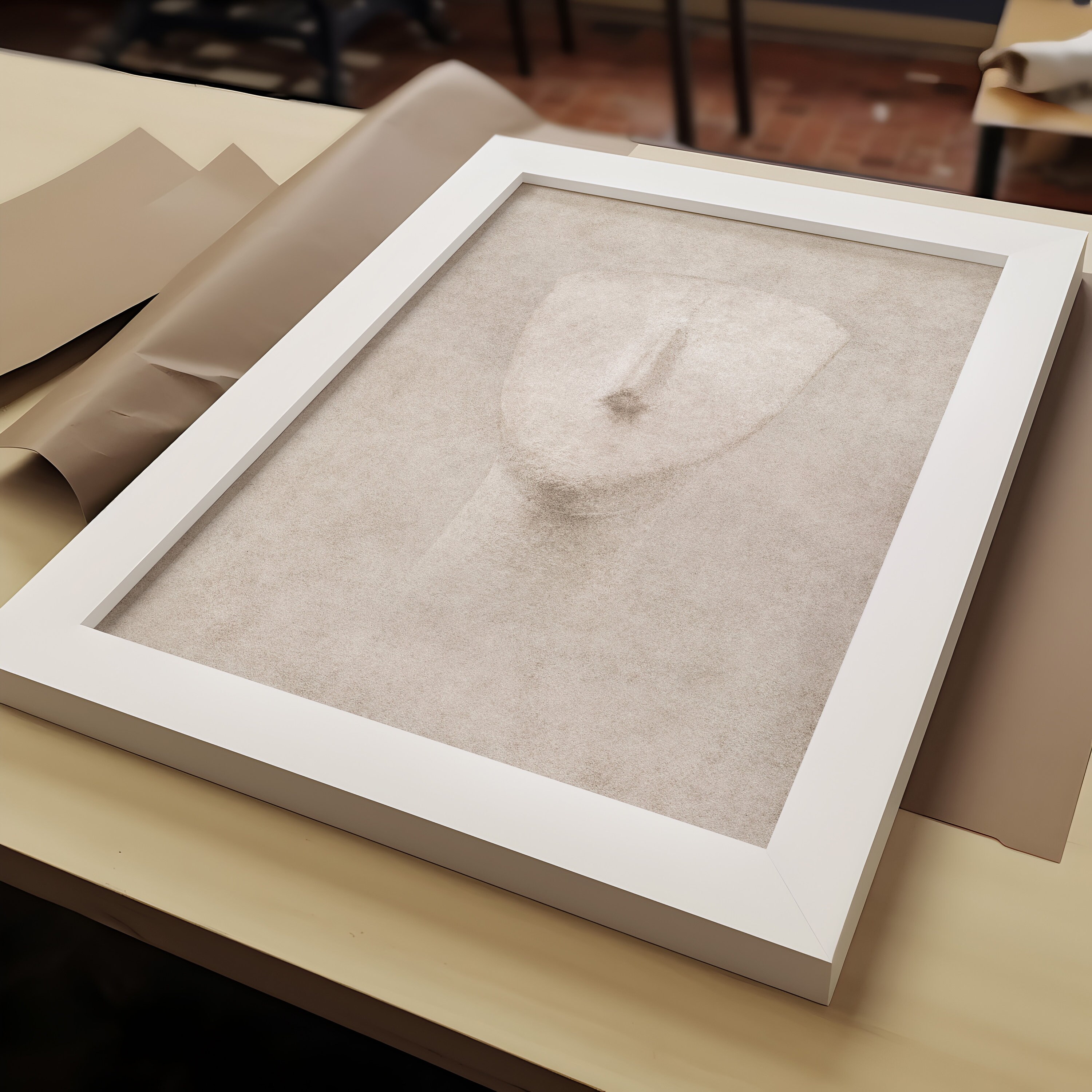 Cycladic Art, Greek Wall Art, Minimal Wall Art, Beige Wall Art, Ancient ...