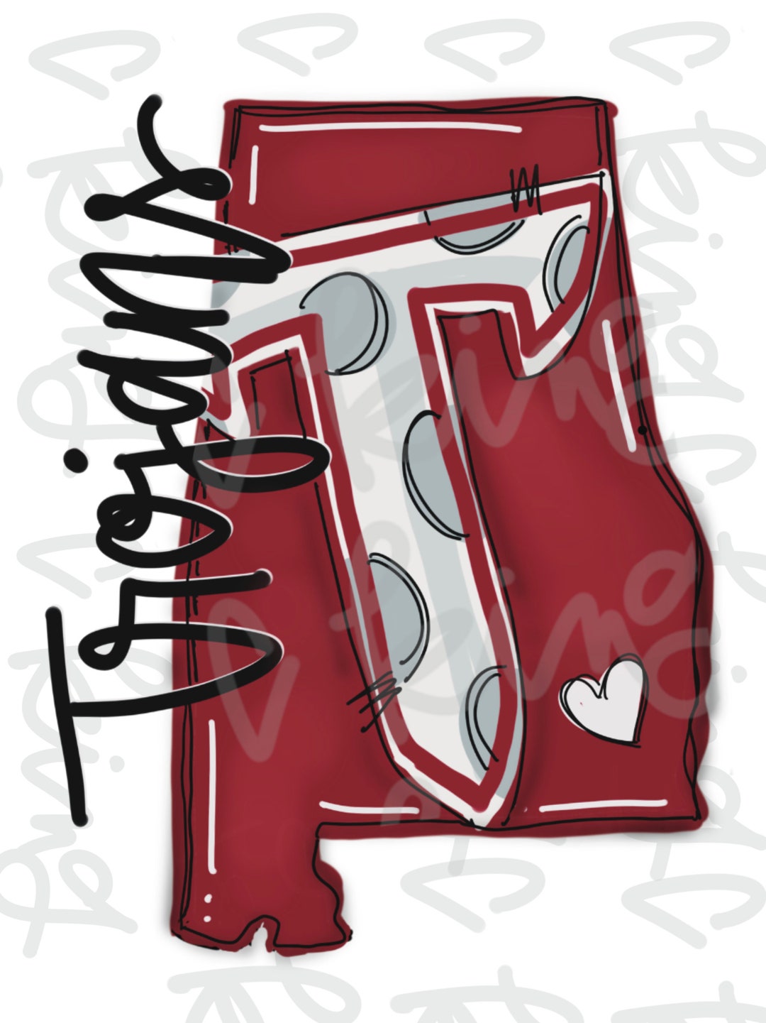 Troy State Trojans TSU RED Grey Digital Png Wordart Wall Tshirt Instant ...