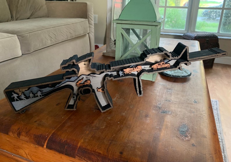 Custom Military Assault Rifle | M4 Custom Military Rifle | Sniper Rifle ...