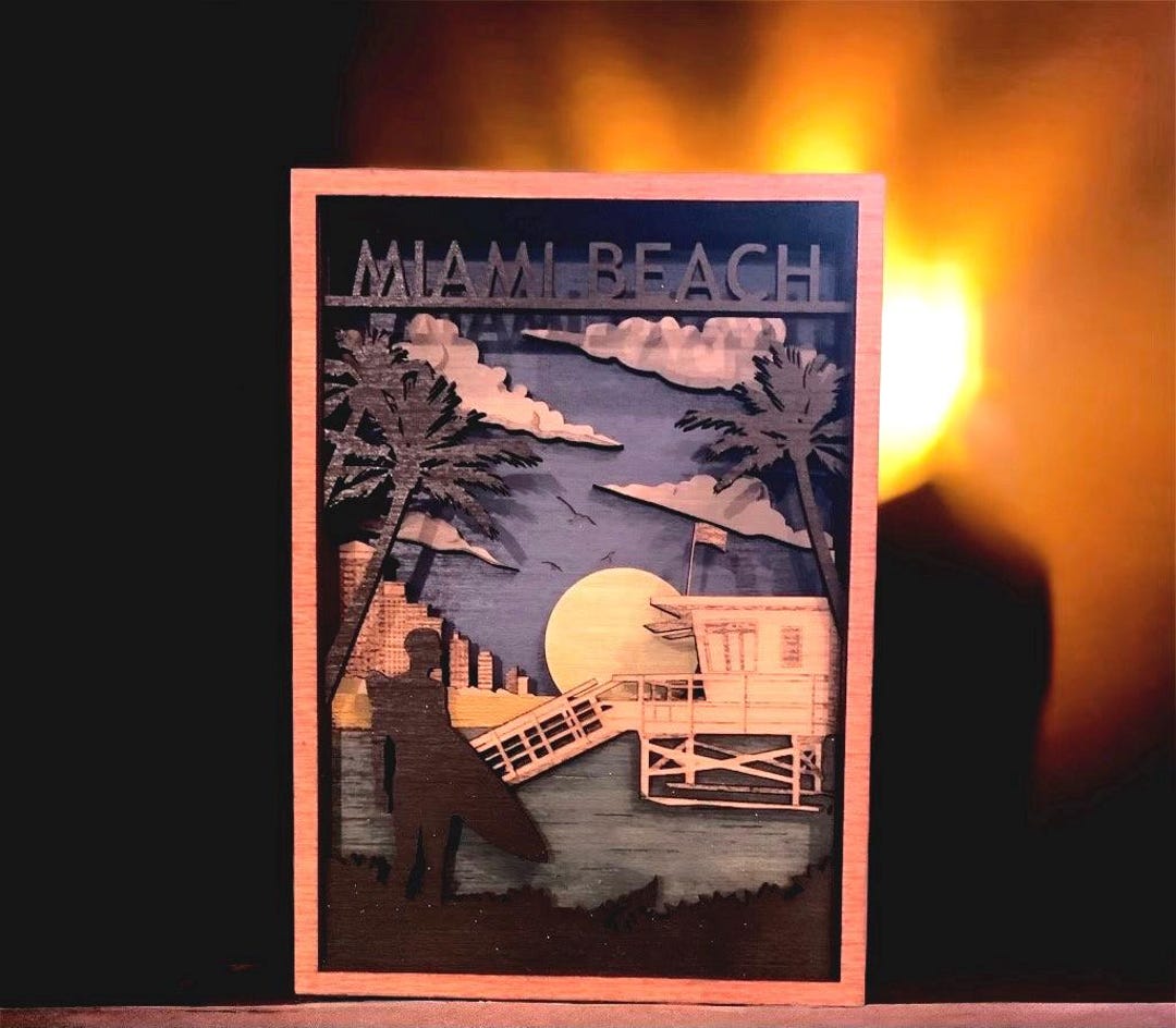 Miami Beach Decor | Florida Decor | Vacation Decor | Vacation Home ...