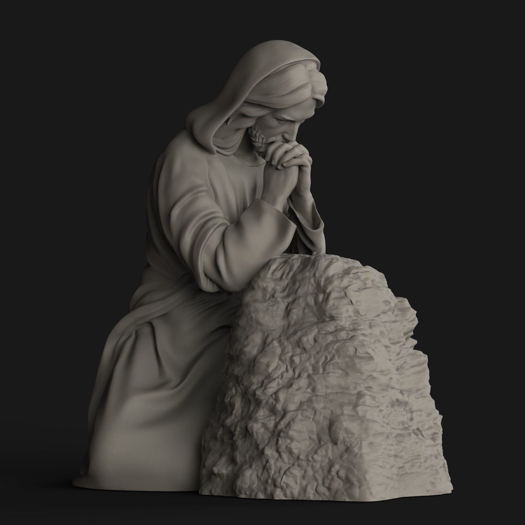 Jesus Praying Statue Embrace the Power of Prayer and Solace - Etsy