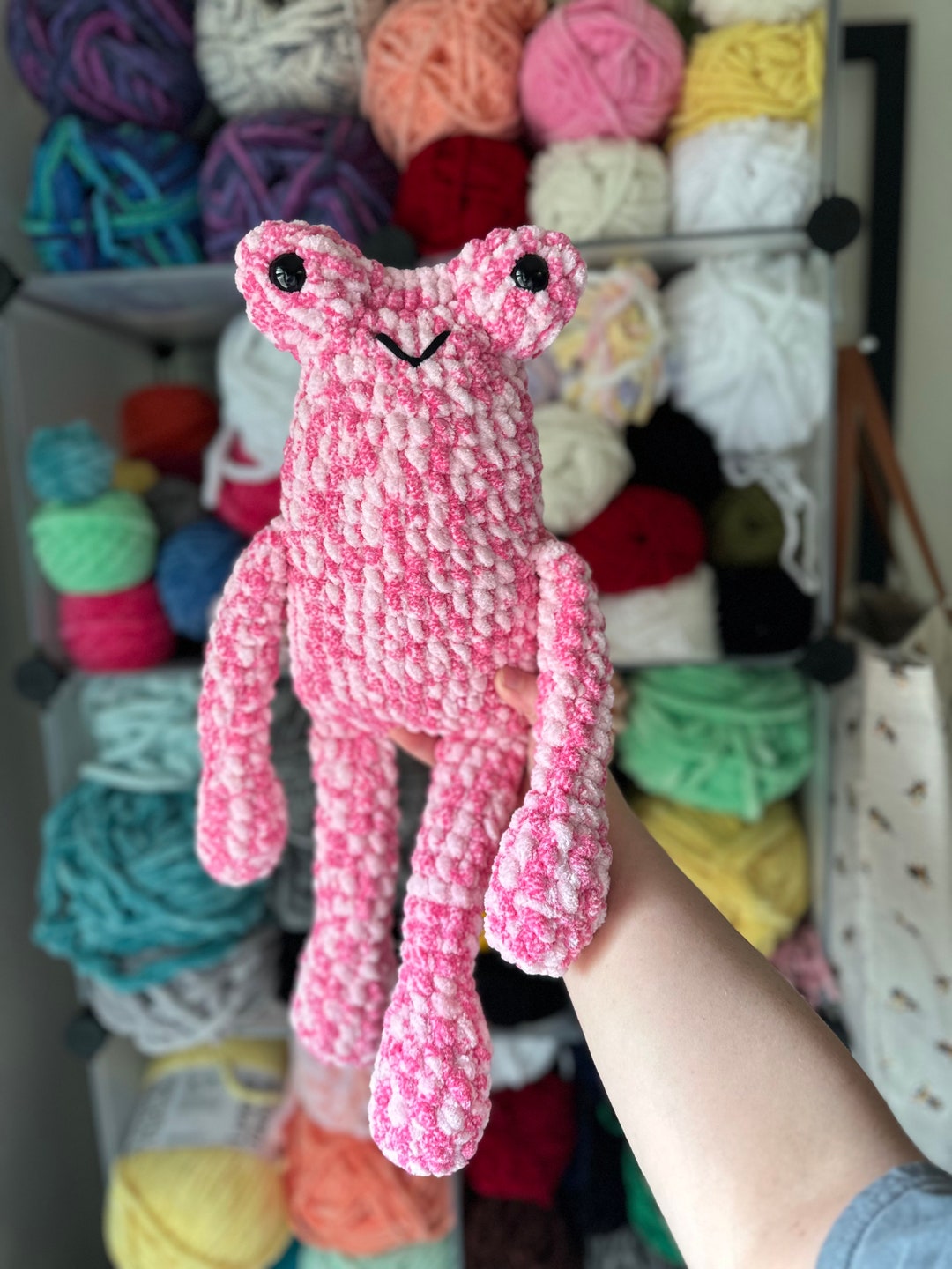 Crochet Cuddly Frog Amigurumi Plush Toy - Etsy