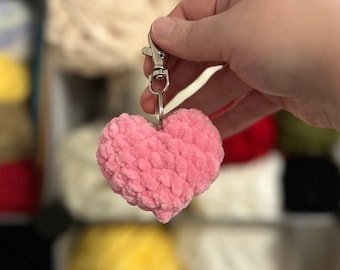 Crochet Plush Pastel Rainbow Keychain - Etsy