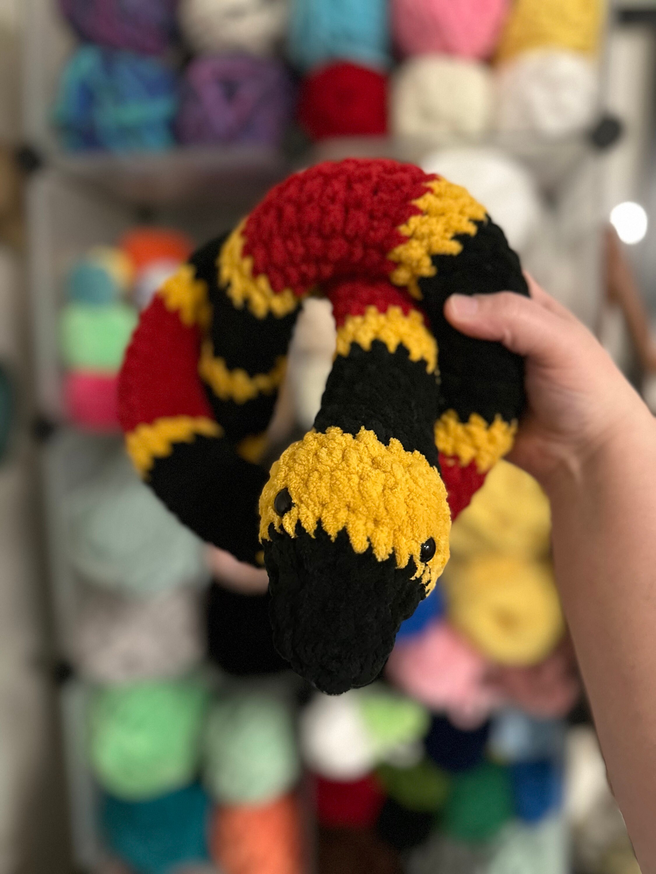 Crochet Coral Snake Plush Amigurumi Toy - Etsy