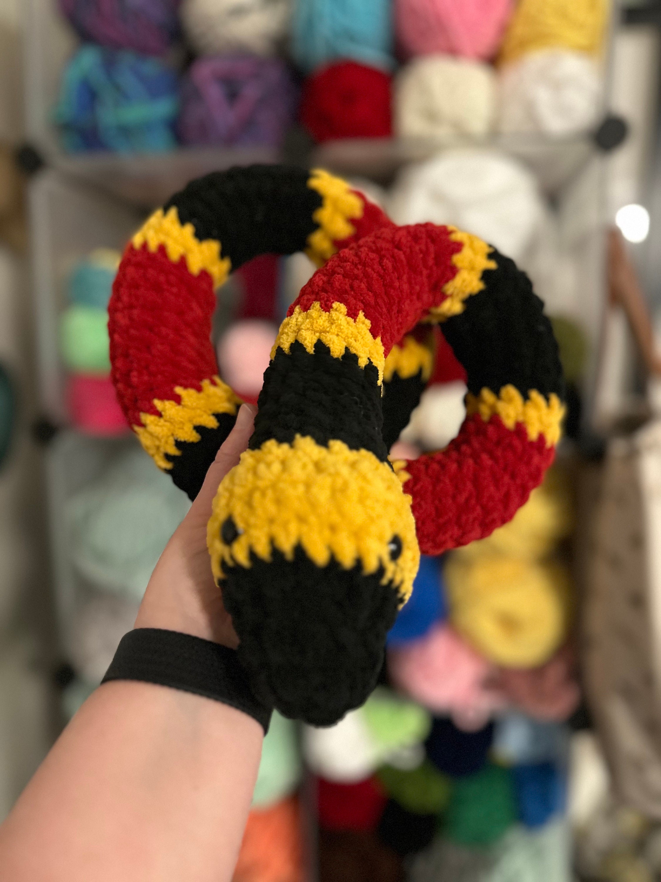Crochet Coral Snake Plush Amigurumi Toy - Etsy