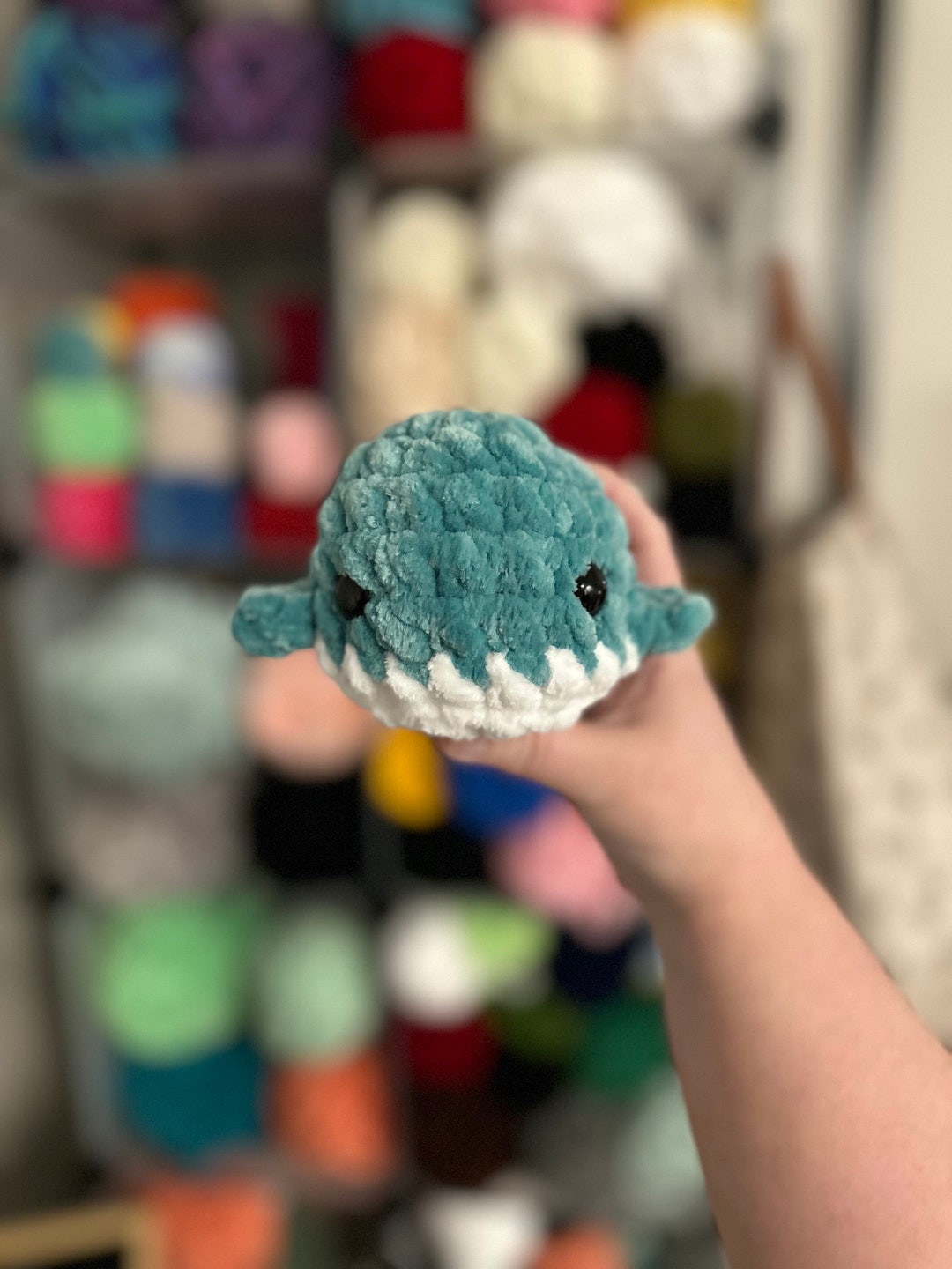 Crochet Whale Amigurumi Plush Toy - Etsy