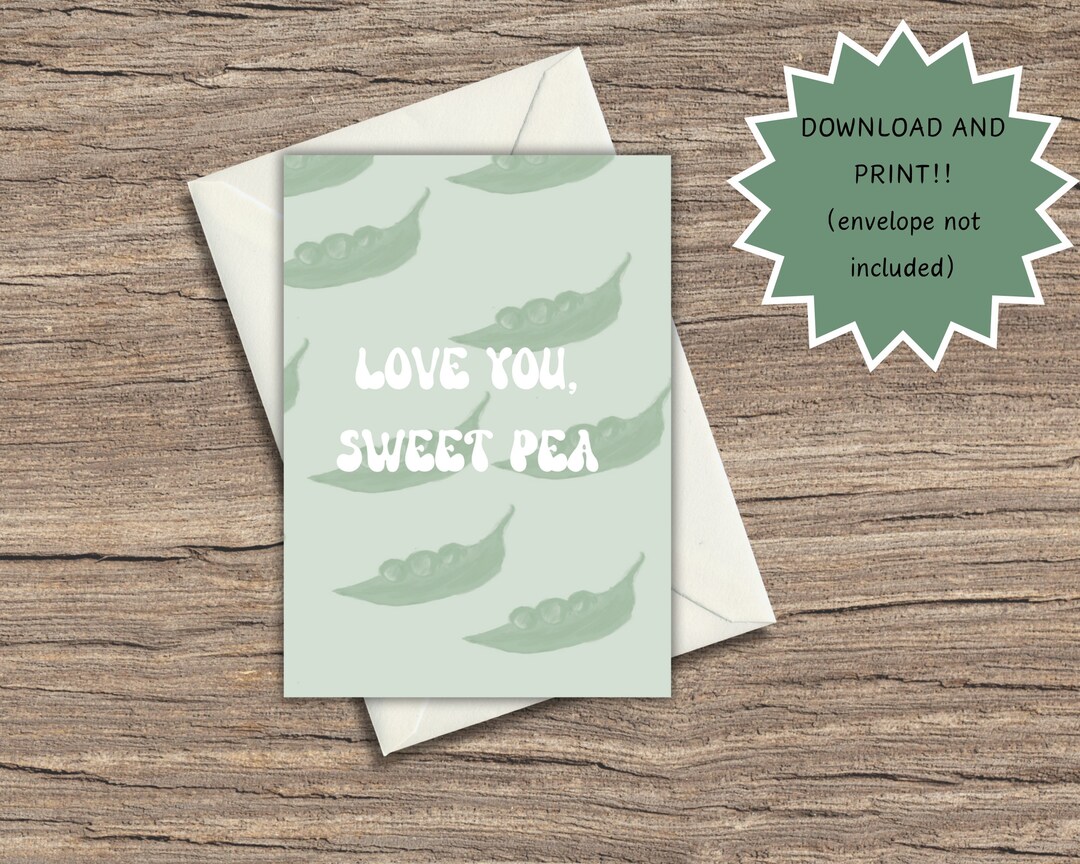 Sweet Greeting Card Digital Download - Etsy