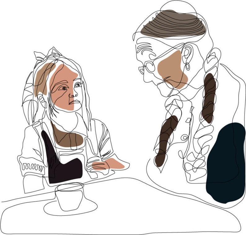 Line Art Printables - Etsy