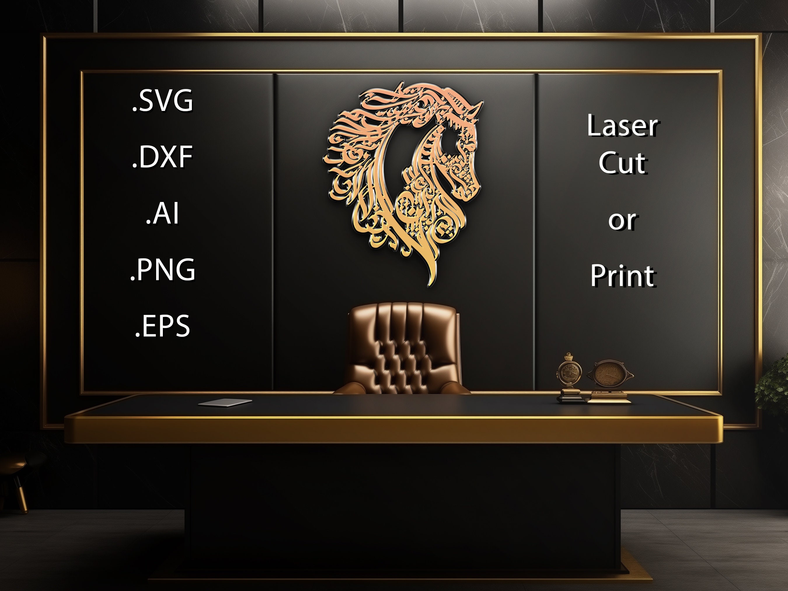 Unique Calligraphy Laser Cut Ready to Print Unique Calligraphy Art, SVG ...