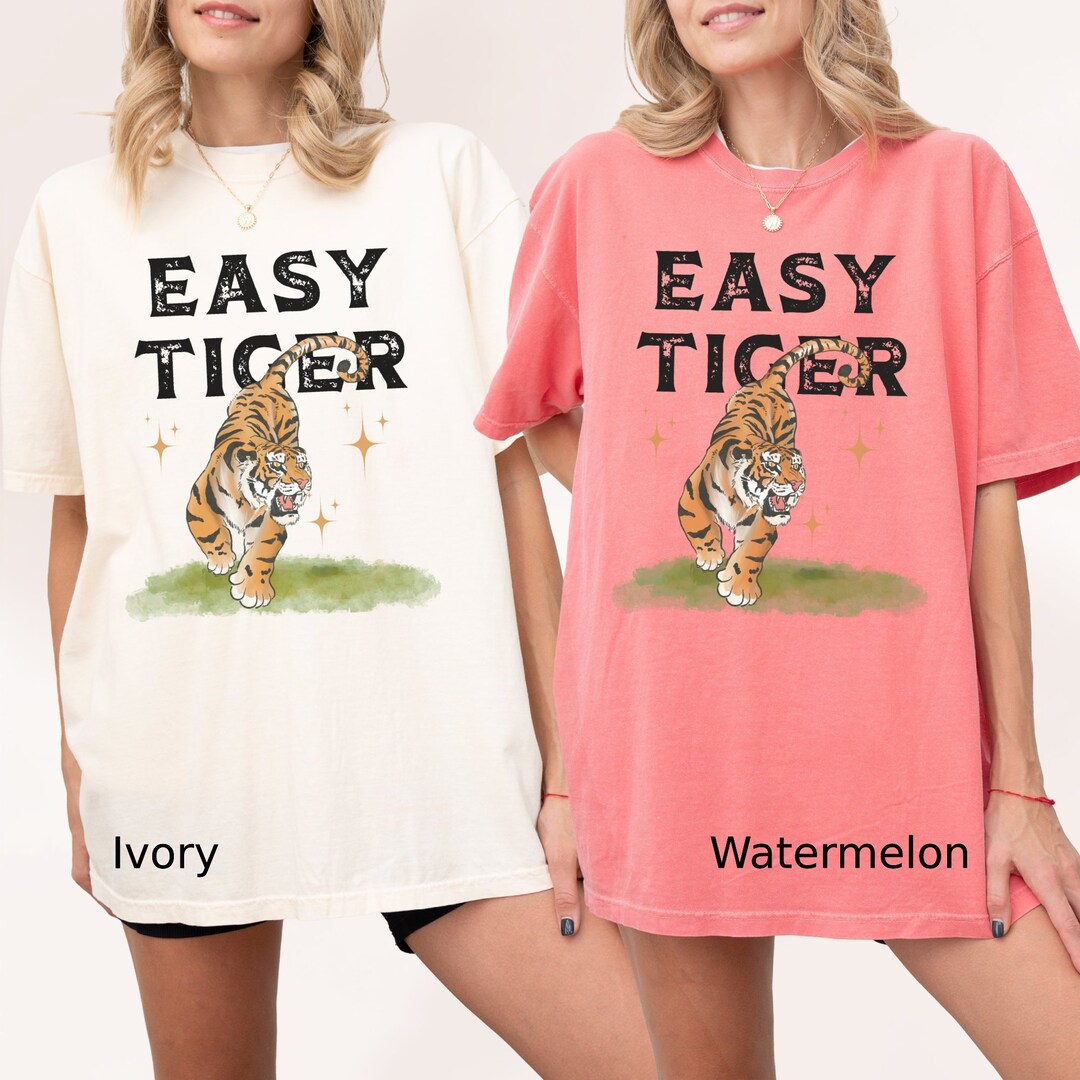 Easy Tiger Graphic T-shirt Easy Tiger Graphic Tee Shirt Tiger Tee ...