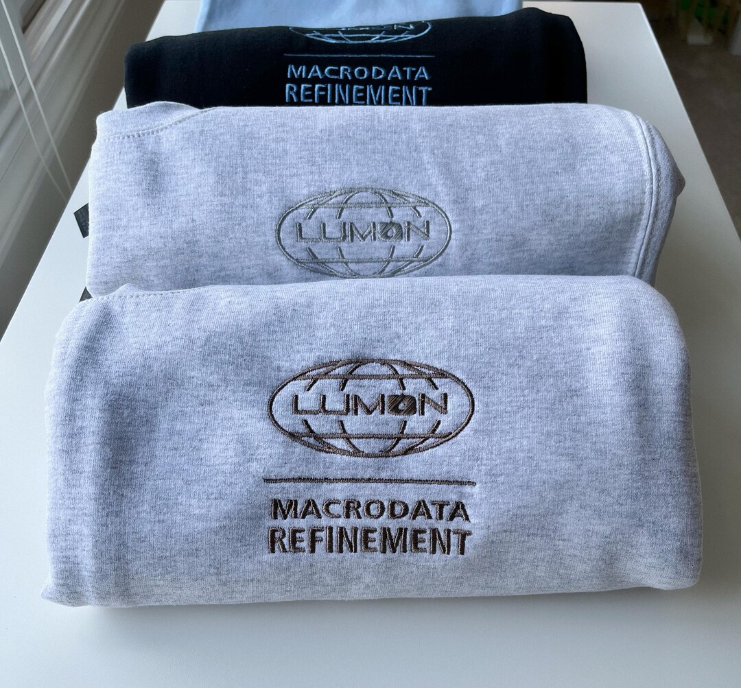 Embroidered Severance Shirt Macrodata Refinement Shirt Embroidered Tee Severance Fan Sweatshirt ...