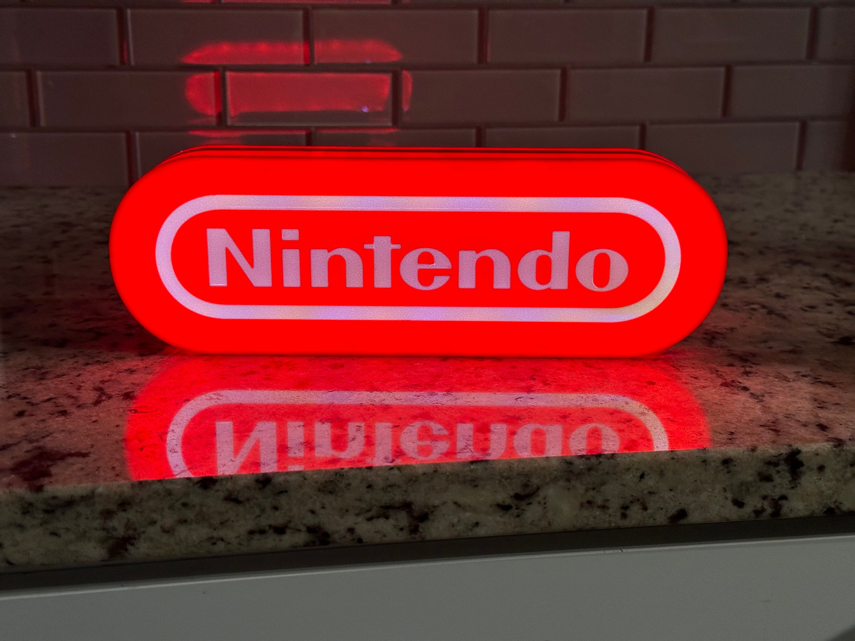 Nintendo Inspired Sign Led Light Box - Etsy