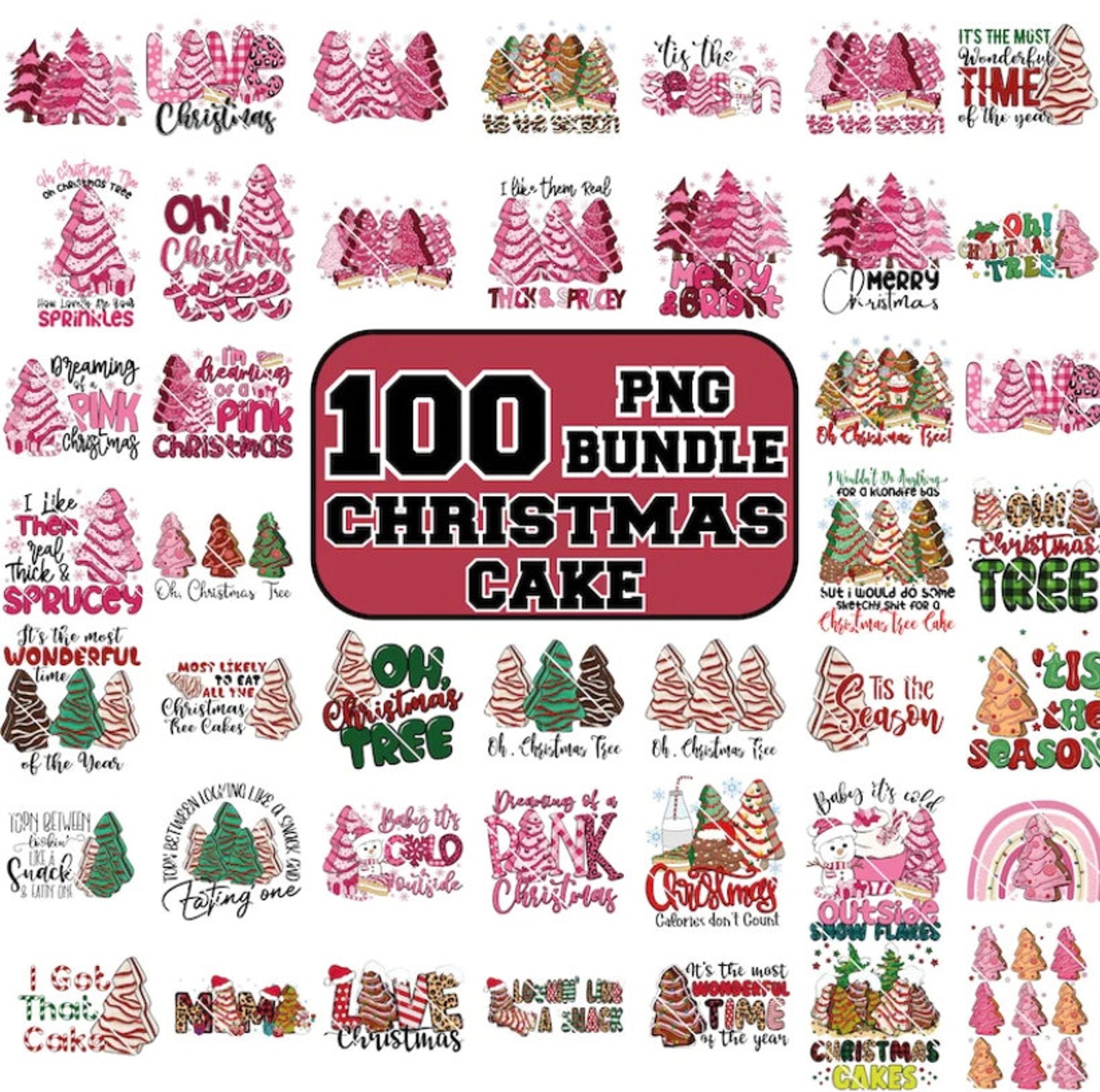 Christmas Tree Cake Png, Christmas Tree Cakes Png, Tis the Season ...