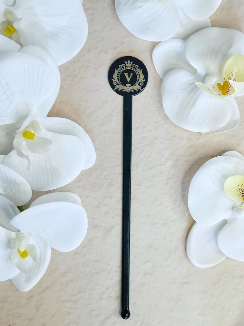 Custom Engraved Drink Stirrers: Personalized Acrylic Cocktail Sticks - Etsy