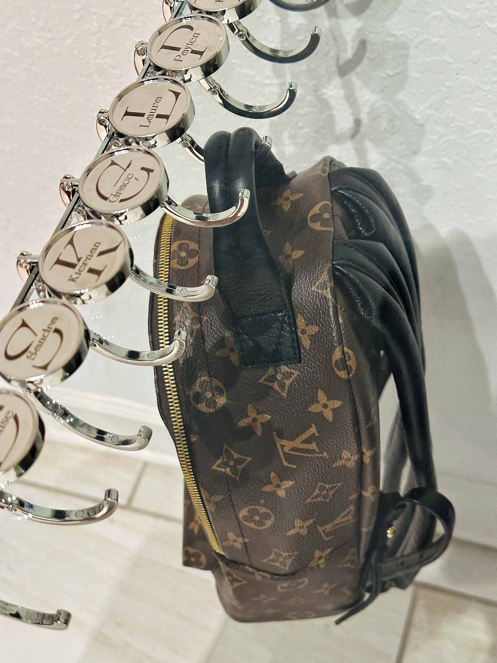 Custom Engraved Bag Hook: Stainless Steel Folding Handbag Hanger - Etsy