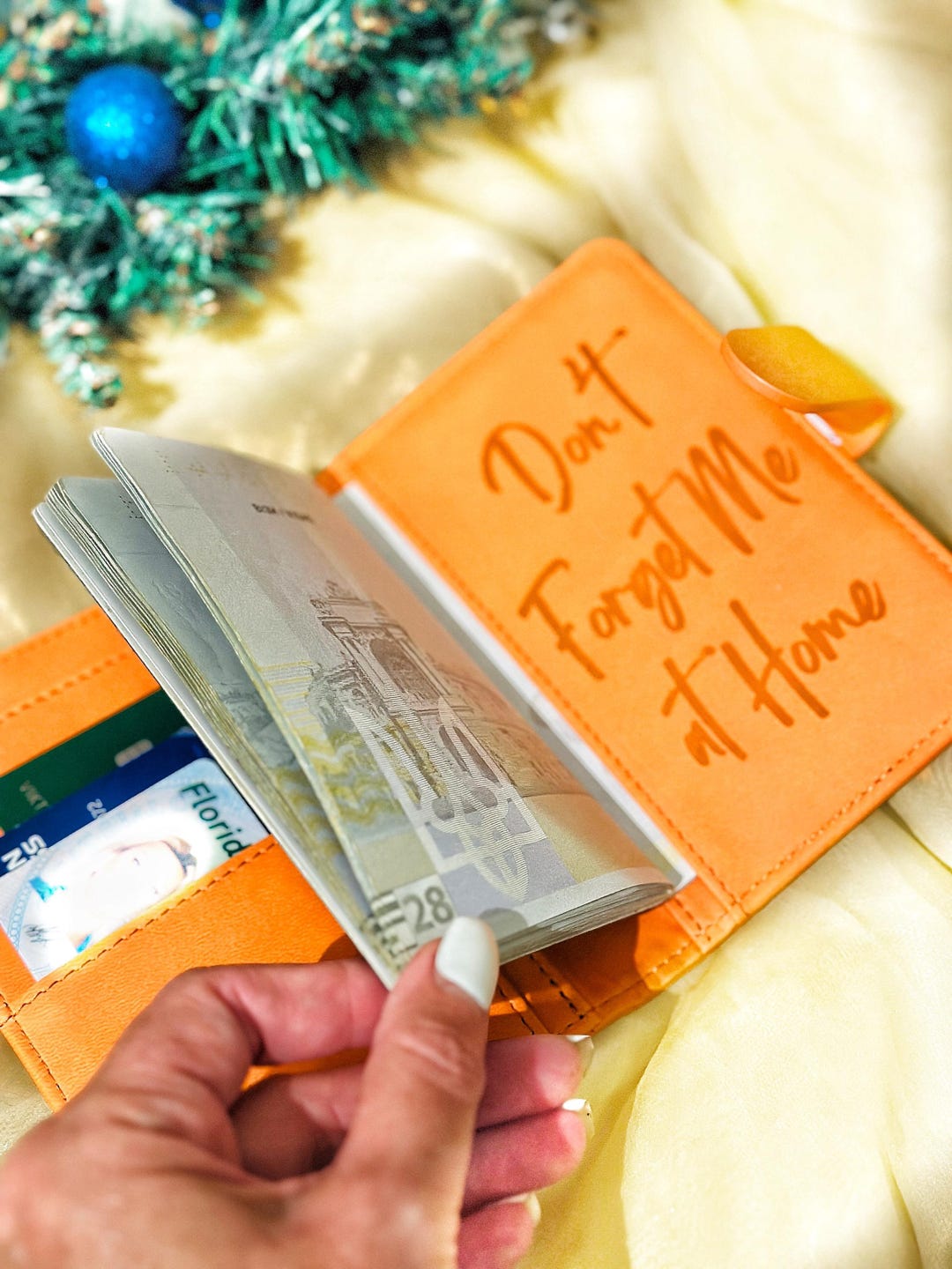 Personalized Faux Leather Passport Holder: Custom Travel Wallet - Etsy