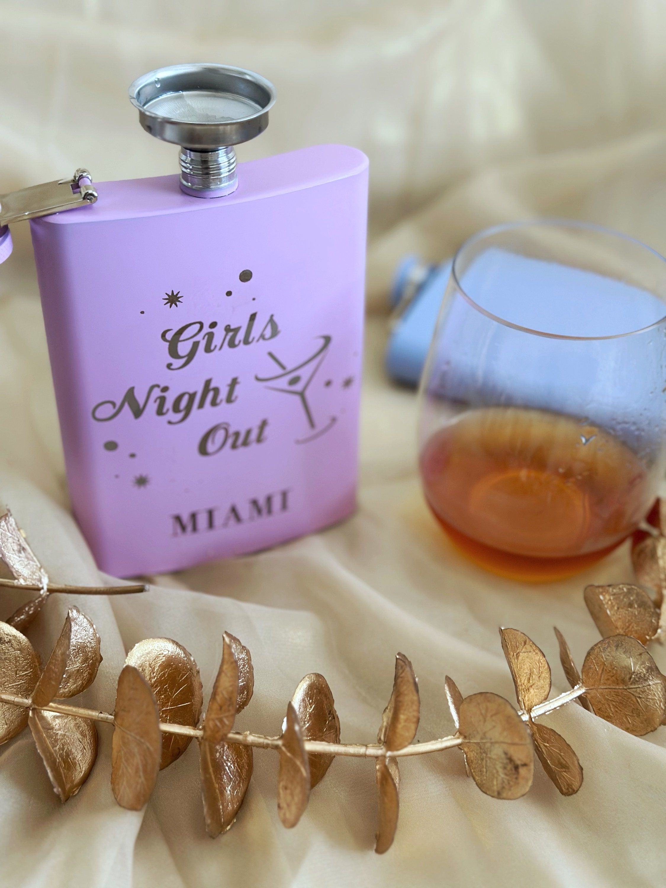Hip Flask for Girls Night Out,bachelorette Party Gift,pocket Flask for ...