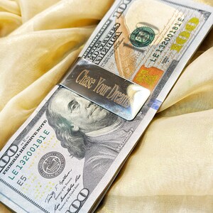 Personalized Metal Money Clip , Unique & Useful Present Option ...