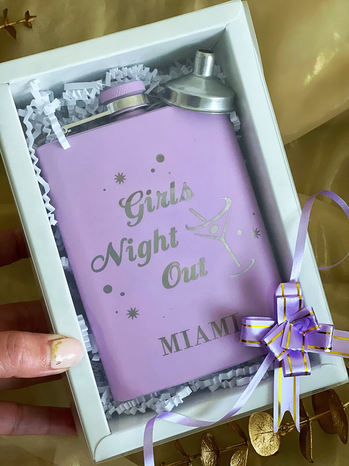 Hip Flask for Girls Night Out,bachelorette Party Gift,pocket Flask for ...