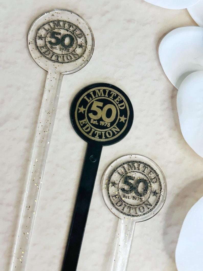 Custom Engraved Drink Stirrers: Personalized Acrylic Cocktail Sticks - Etsy