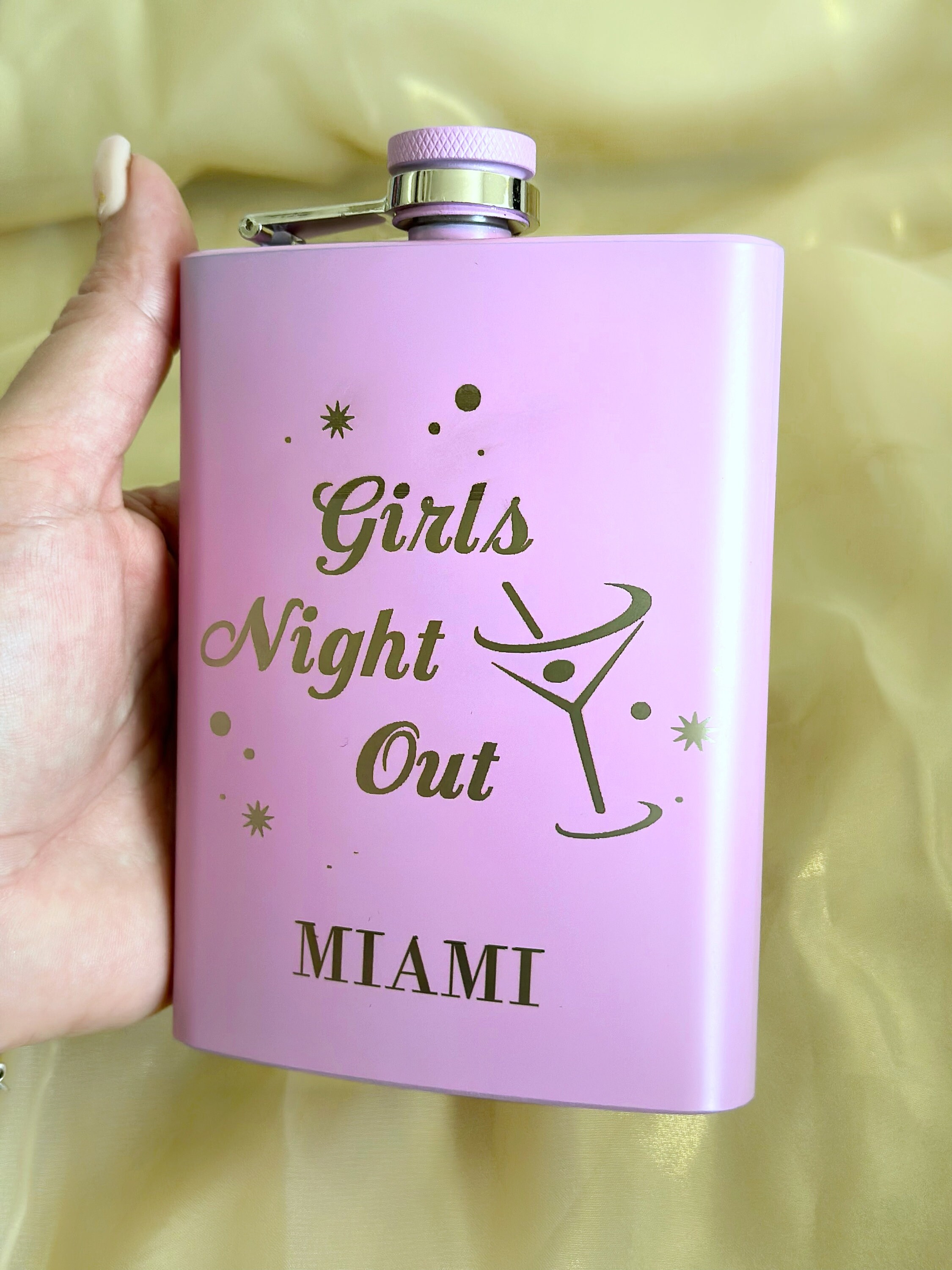 Hip Flask for Girls Night Out,bachelorette Party Gift,pocket Flask for ...