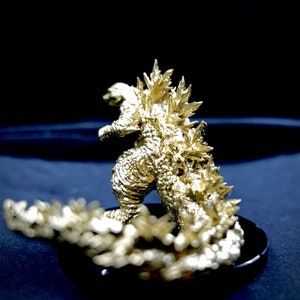 Gold Godzilla Statue - Resin Home Cinema Decor (4x6) - Etsy