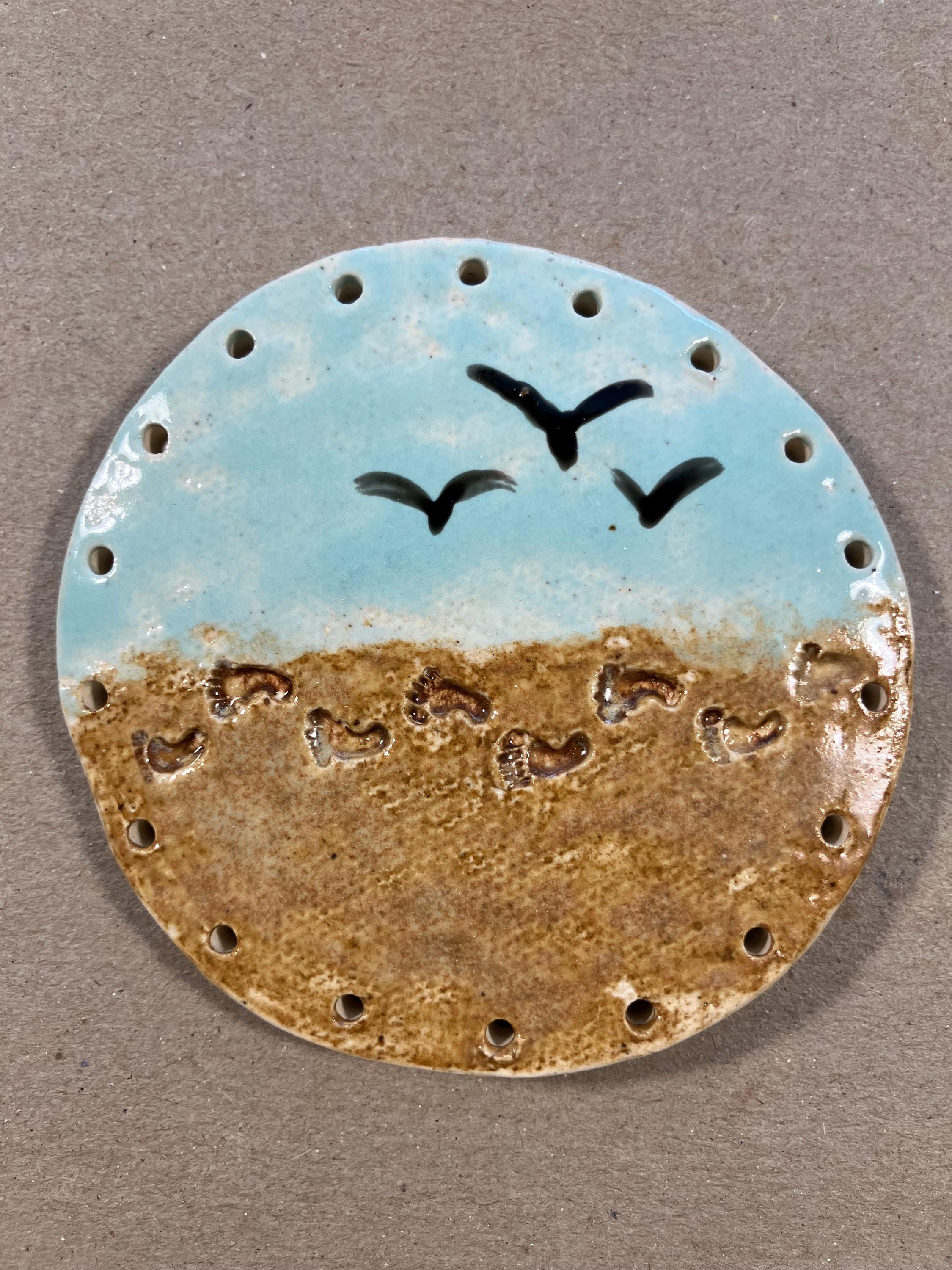 Pottery Basket Bottom Feet in the Sand Pottery - Etsy