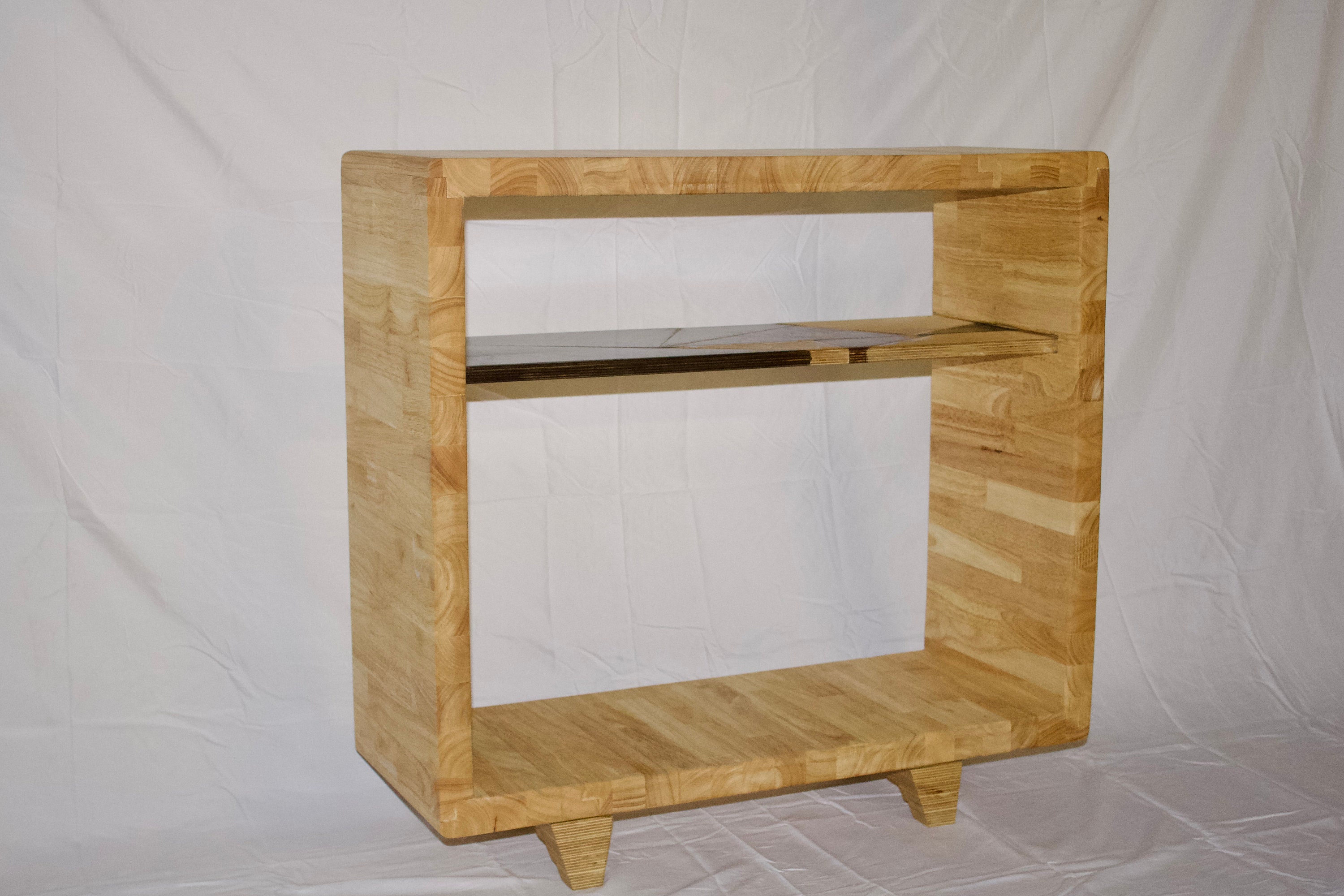 Custom Built Butcher Block Record Cabinet - Etsy