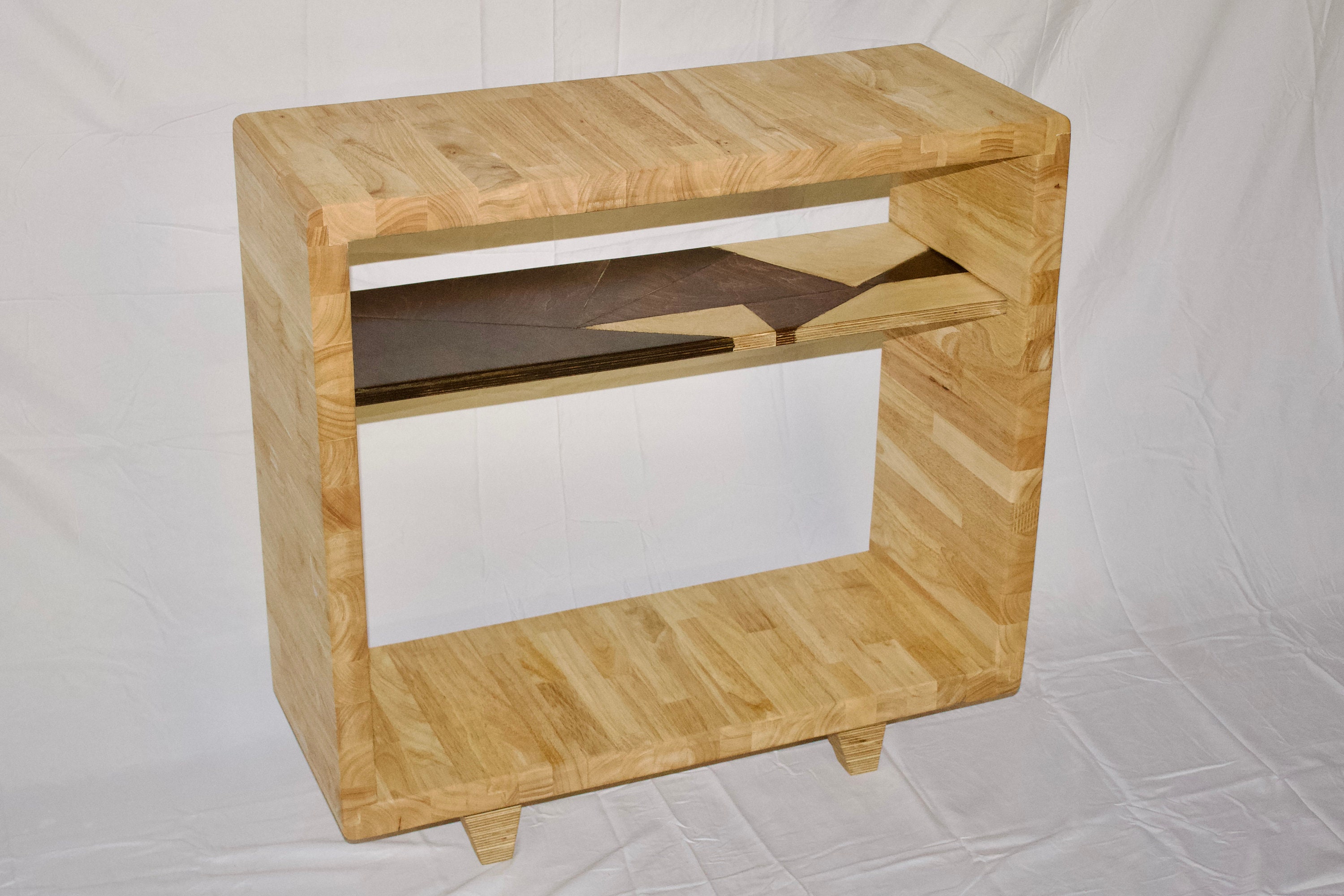 Custom Built Butcher Block Record Cabinet - Etsy