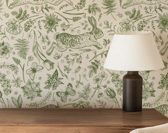 green hare wallpaper