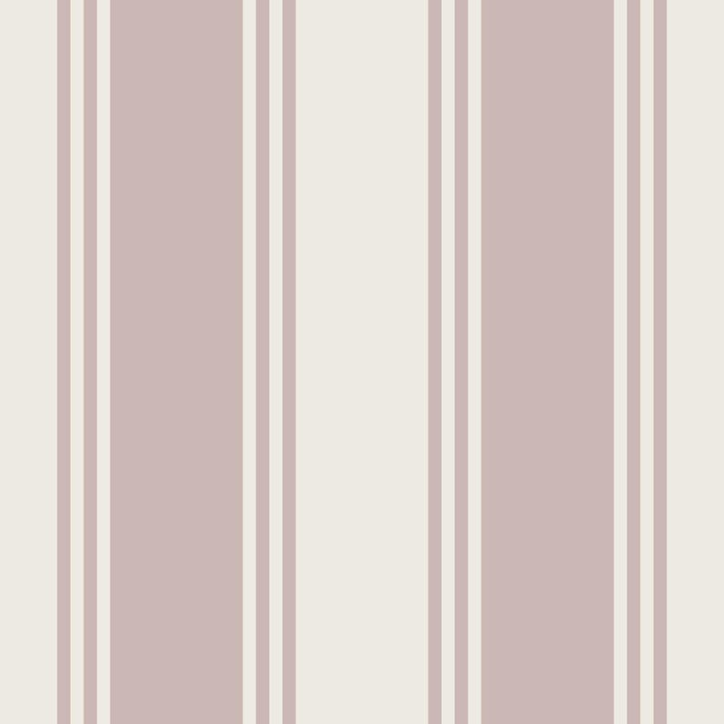 Dusty Pink Stripe Wallpaper: Classic Peel and Stick, Traditional ...