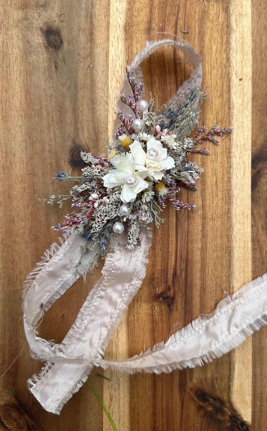 Spring Wildflower Corsage or Boutonnaire Set - Etsy