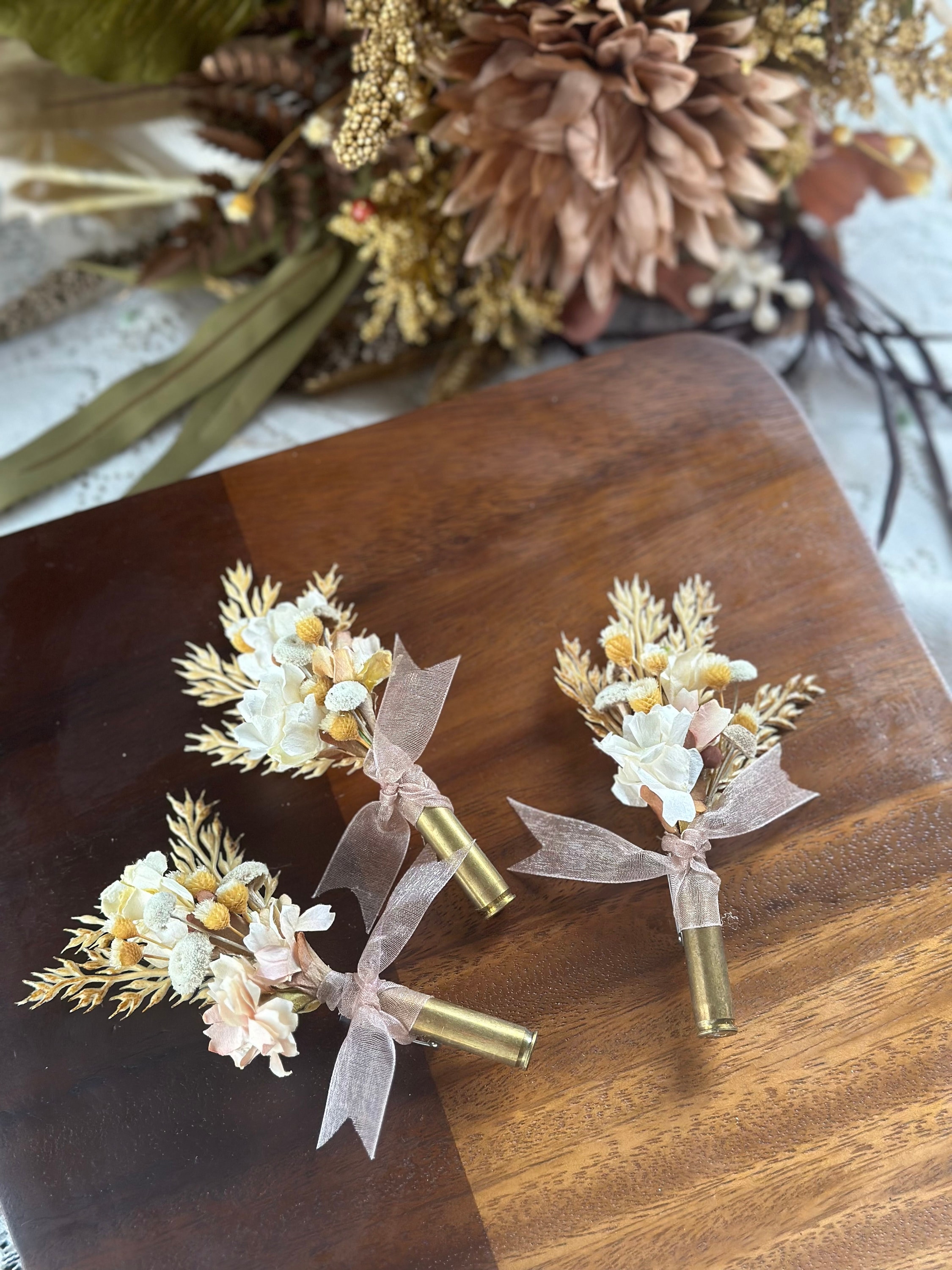Rustic Bullet Boutonnière, Prom or Wedding Boutonniere - Etsy
