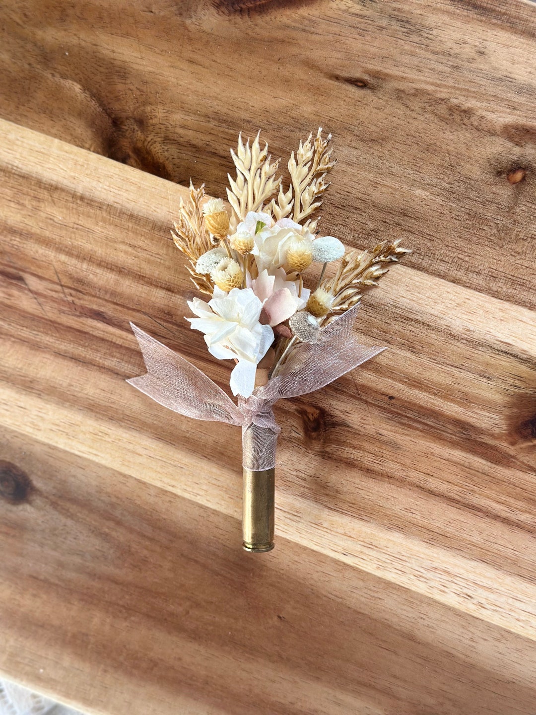 Rustic Bullet Boutonnière, Prom or Wedding Boutonniere - Etsy