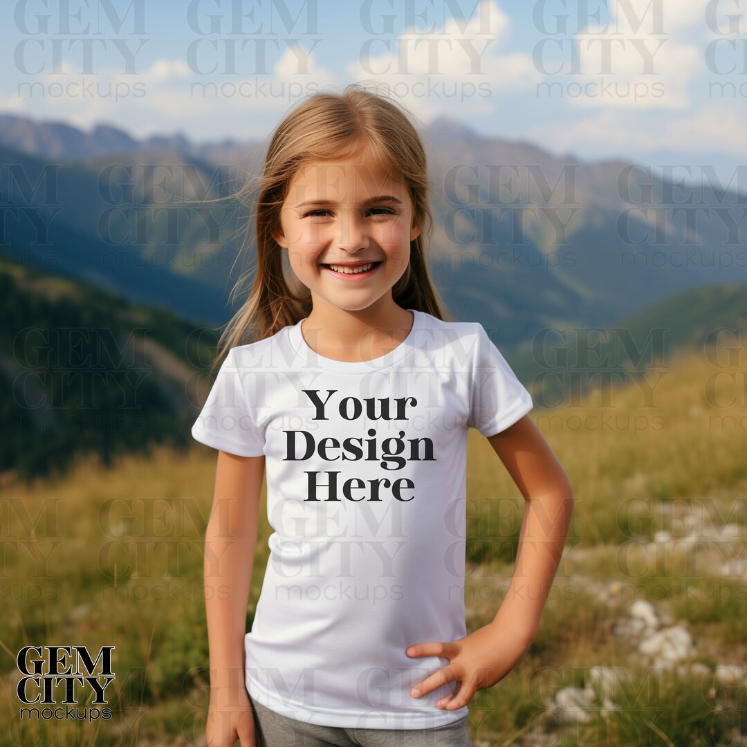 Girl Mockup, Child Mockup, Outdoor Mockup, Mountain Mockup, Camping ...