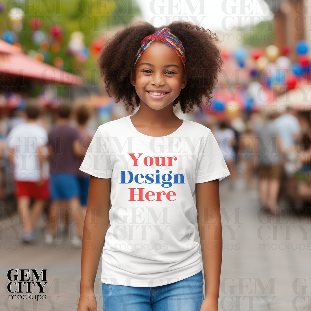 Girl Mockup, Fourth of July Mockup, 4th of July, Patriotic Mockup, USA ...