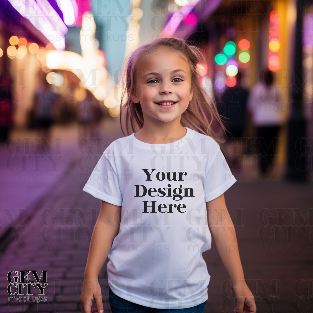 Mardi Gras Mockup, Kids Mockup, Kids Tshirt Mockup, White Tshirt, White ...