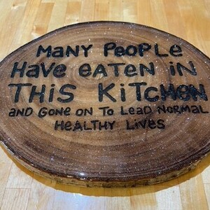 Kitchen Sign or Cutting Board - Etsy