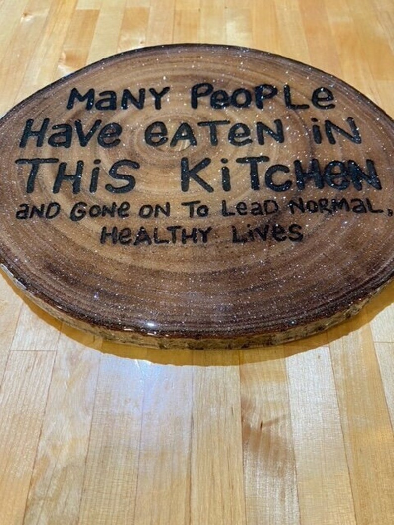 Kitchen Sign or Cutting Board - Etsy