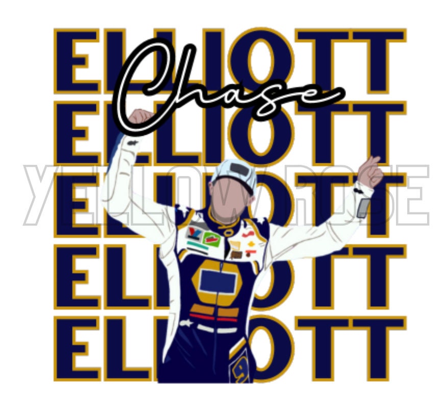 Chase Elliott NASCAR Svg Png Sublimation - Etsy