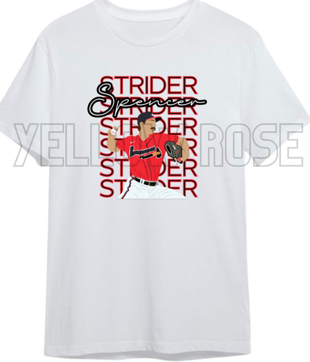 Strider Svg Baseball Spencer ATL Braves - Etsy