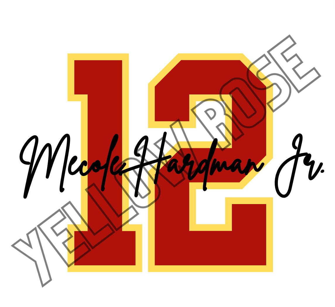 Mecole Hardman Jr. Chiefs SVG - Etsy