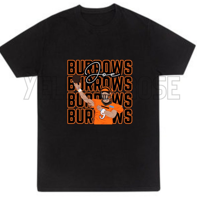 Joe Burrows Hand Drawn Image SVG PNG Sublimation Bengals - Etsy