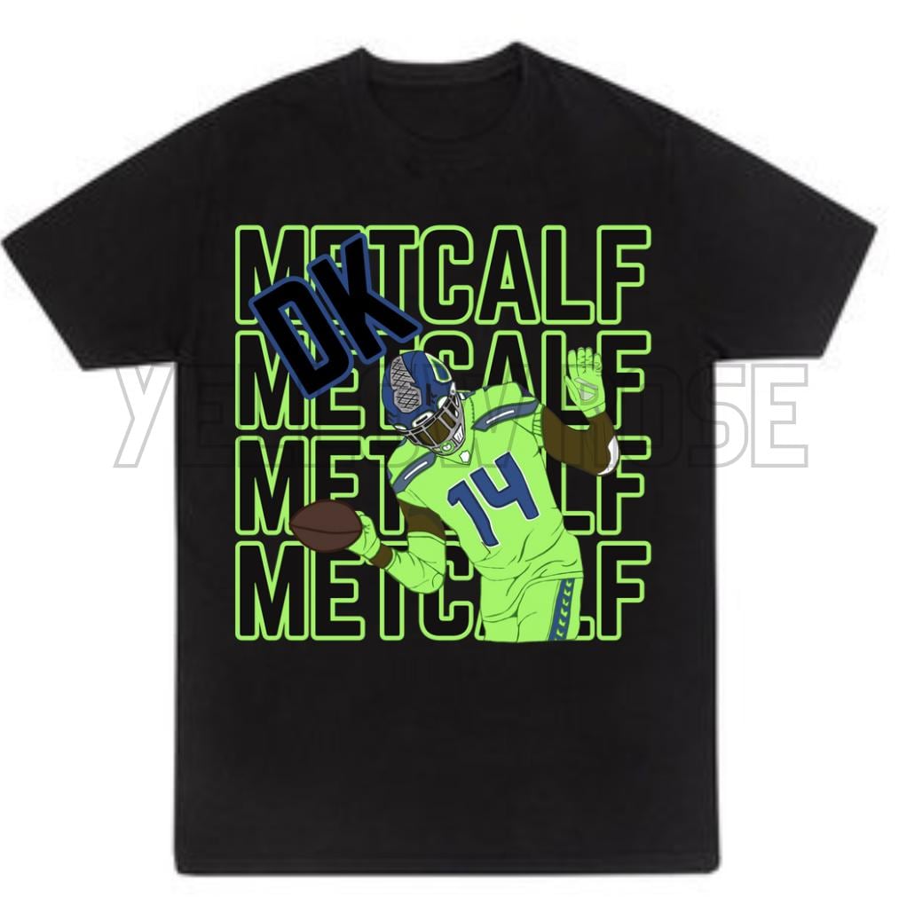 DK Metcalf SVG PNG Seattle Seahawks Hand Drawn Image - Etsy