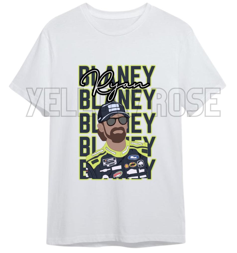 Ryan Blaney Hand Drawn SVG PNG NASCAR Image - Etsy