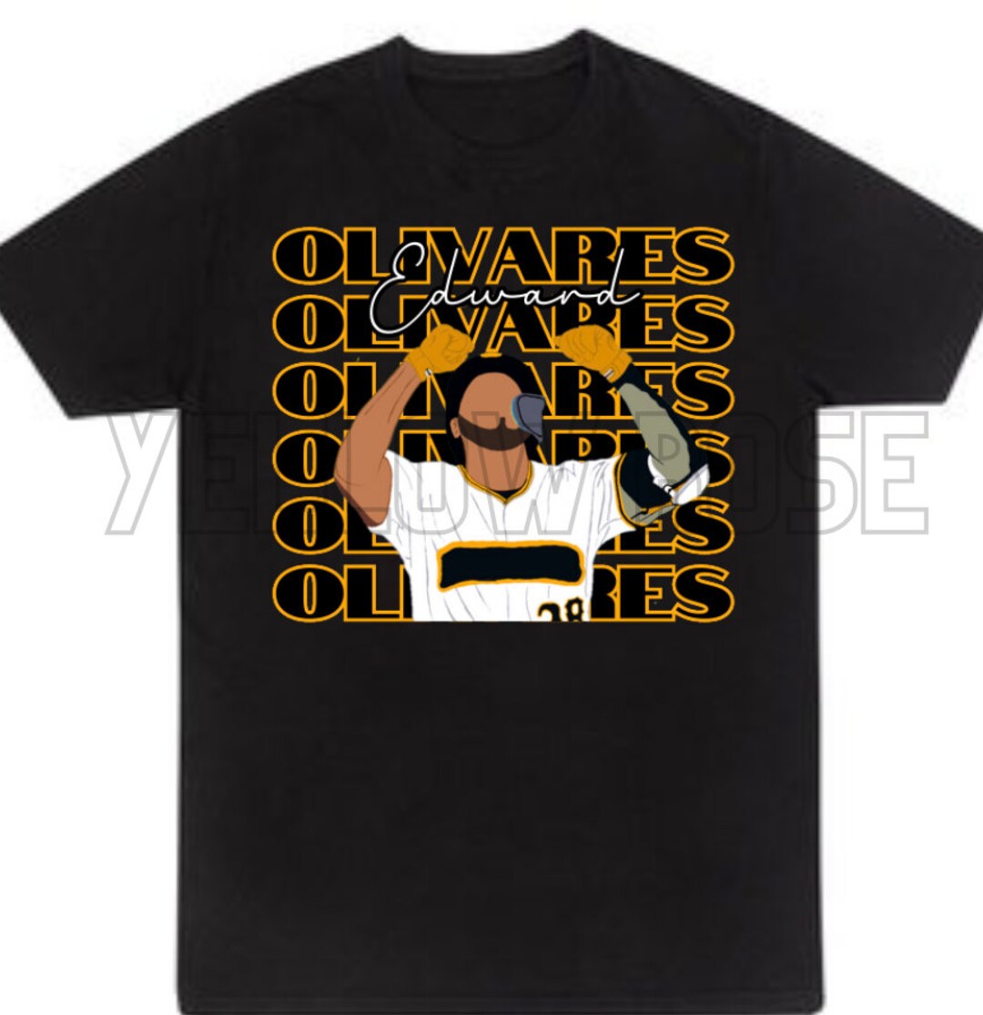 Edward Olivares Baseball Pirates Svg/png Hand Drawn Image - Etsy