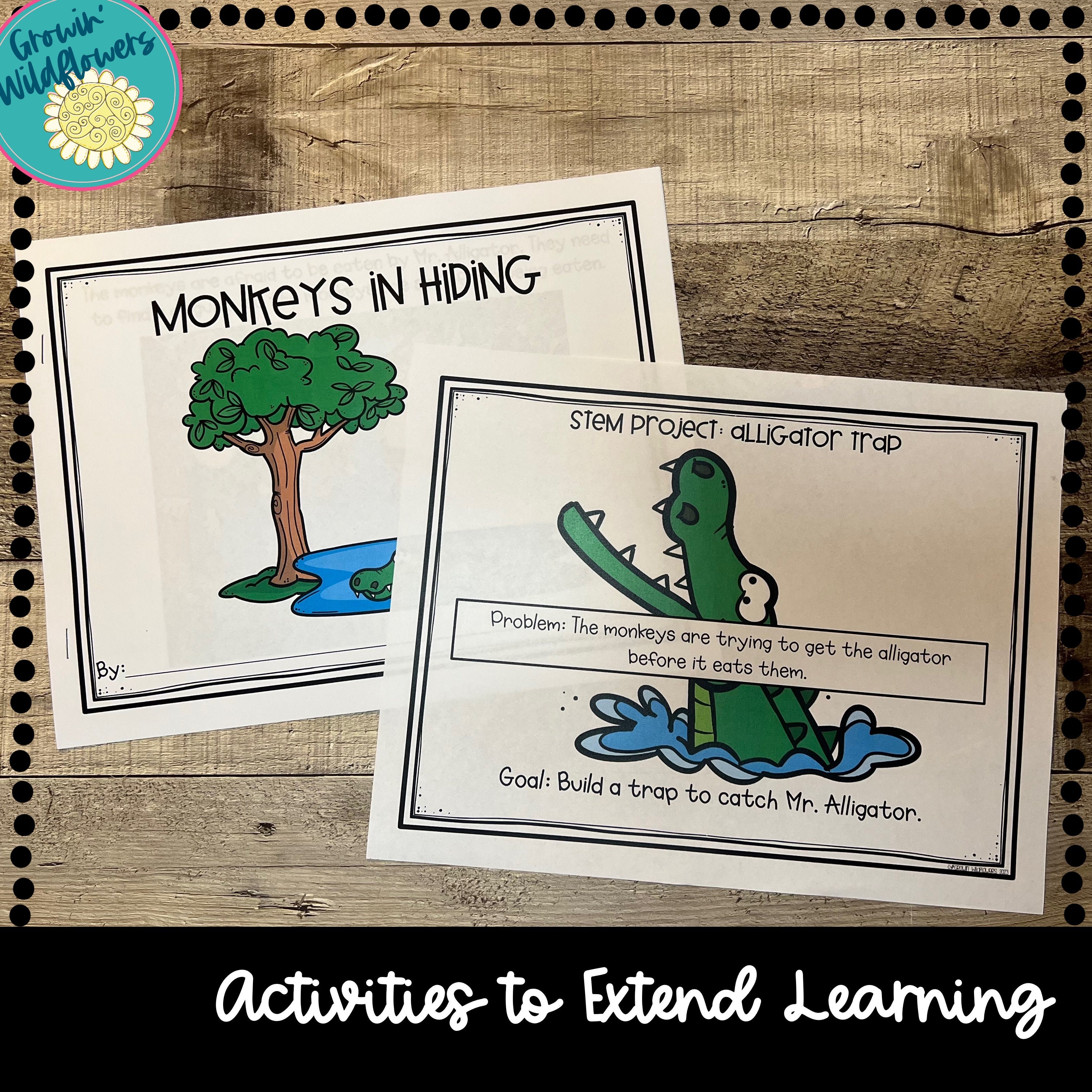 5 Little Monkeys Swinging in a Tree Song Pack - Etsy