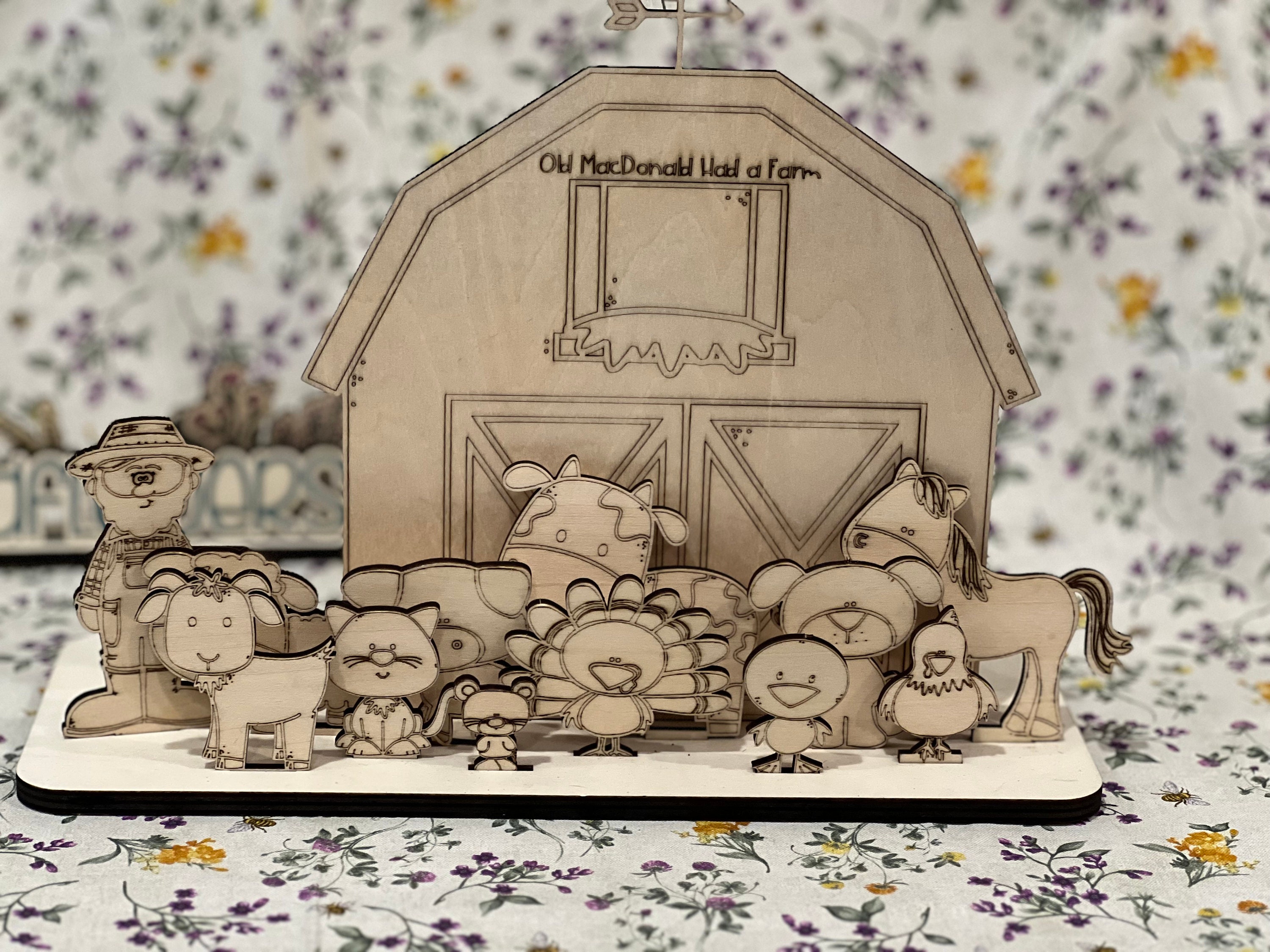 Old Macdonald Had a Farm Activity Stand - Etsy