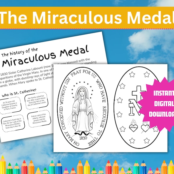 Miraculous Medal - Etsy